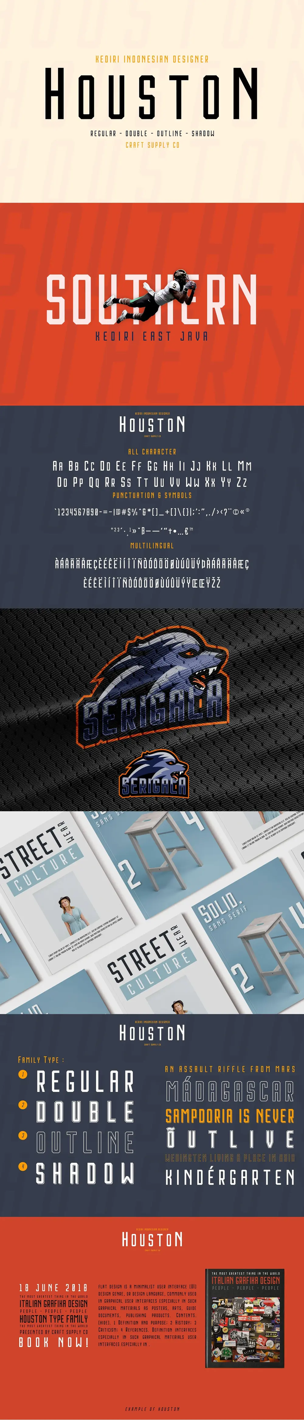 Download free Houston Family font - Craft Supply Co.